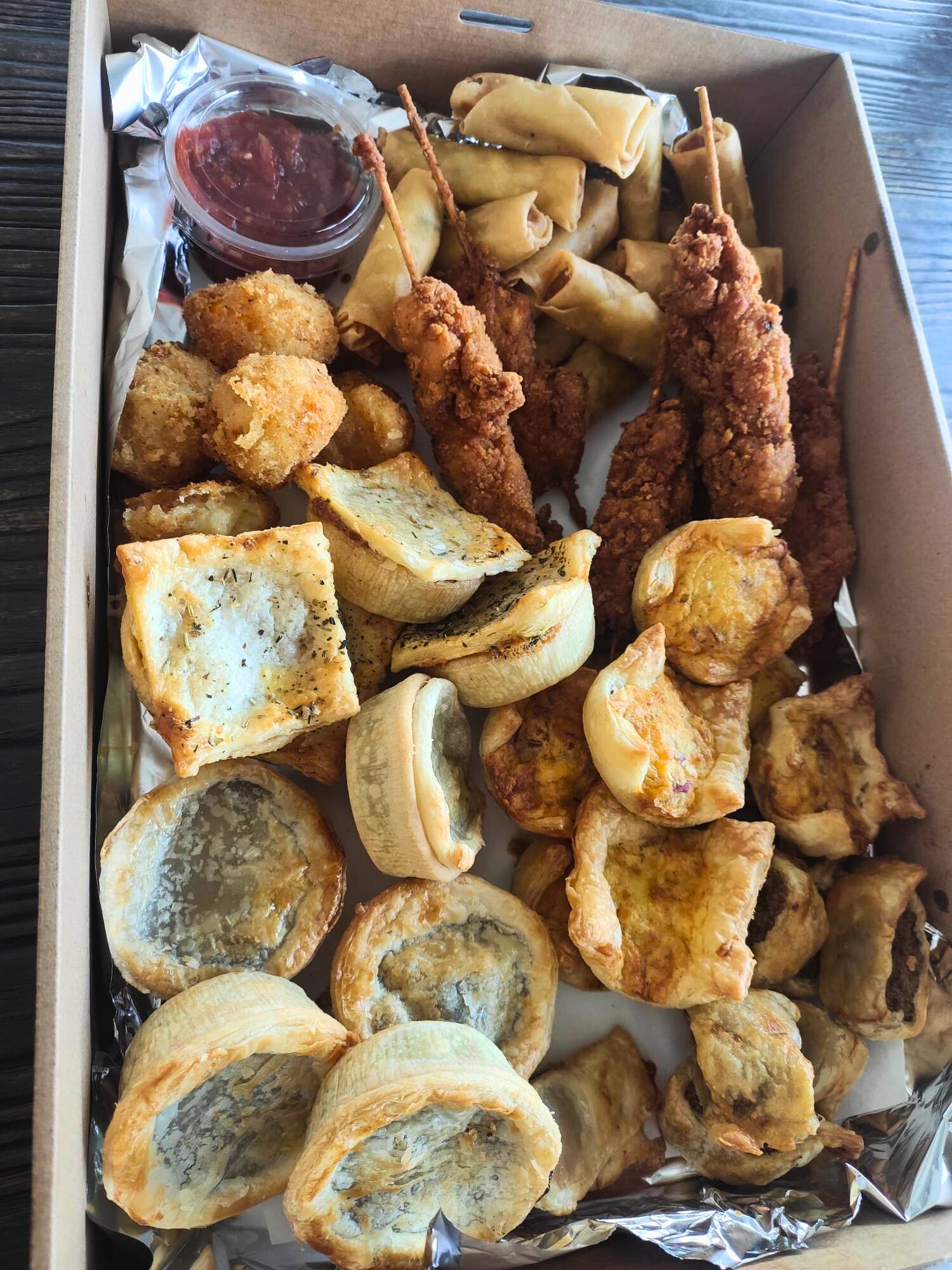 Hot Finger Food - Catering Box | The Port Cafe Swan Hill